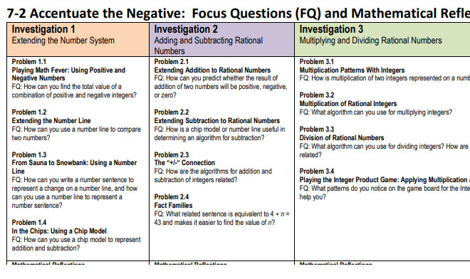 Connected Mathematics Project (CMP) - Connected Mathematics Project